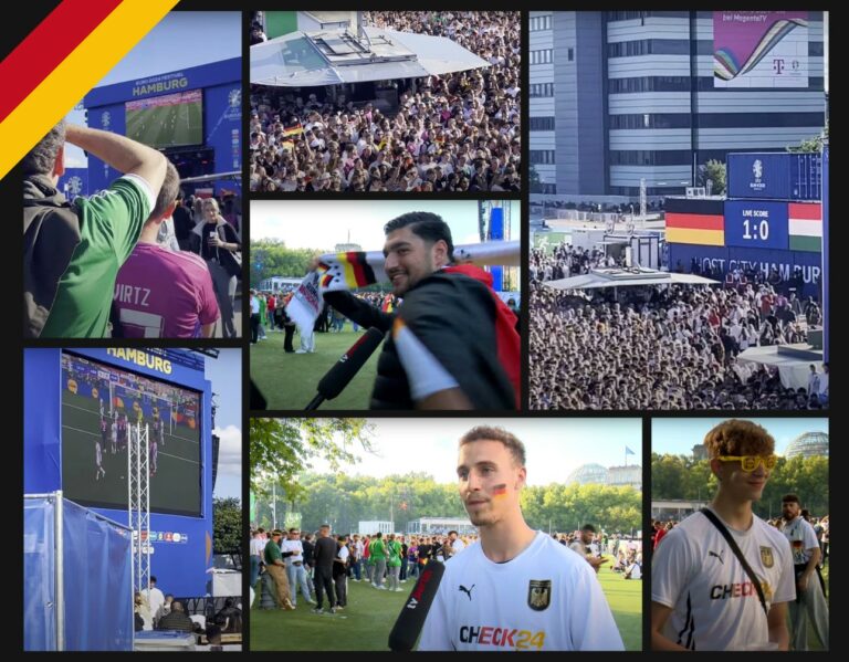 Deutsche Fans vor Schweiz-Spiel: Optimismus pur